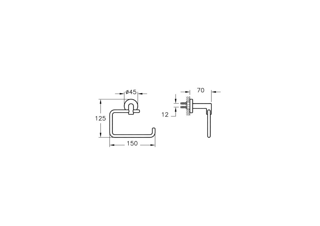 Toilet Roll Holder With Minimax Cover | A44788 - VitrA Georgia