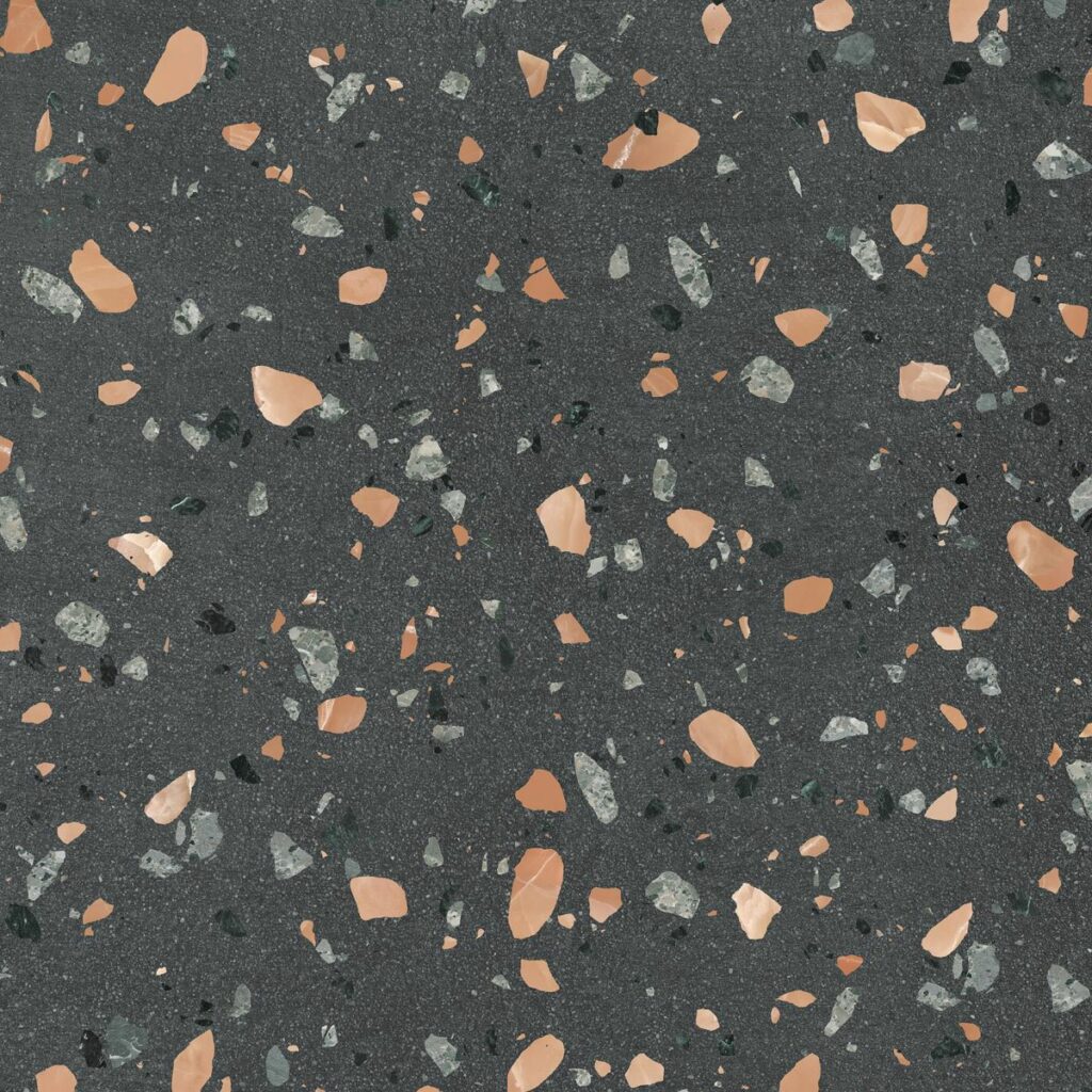 Floor And Wall Tile Terrazzo Anthracite 60×60 | K950795R0001VTE0 ...