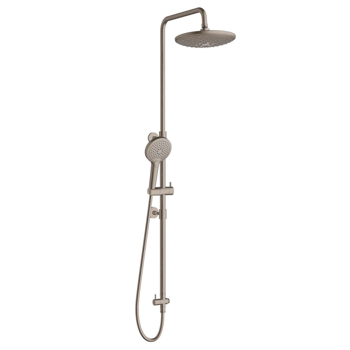 Shower System Bliss Round With Round Shower Head And Hand Shower ...