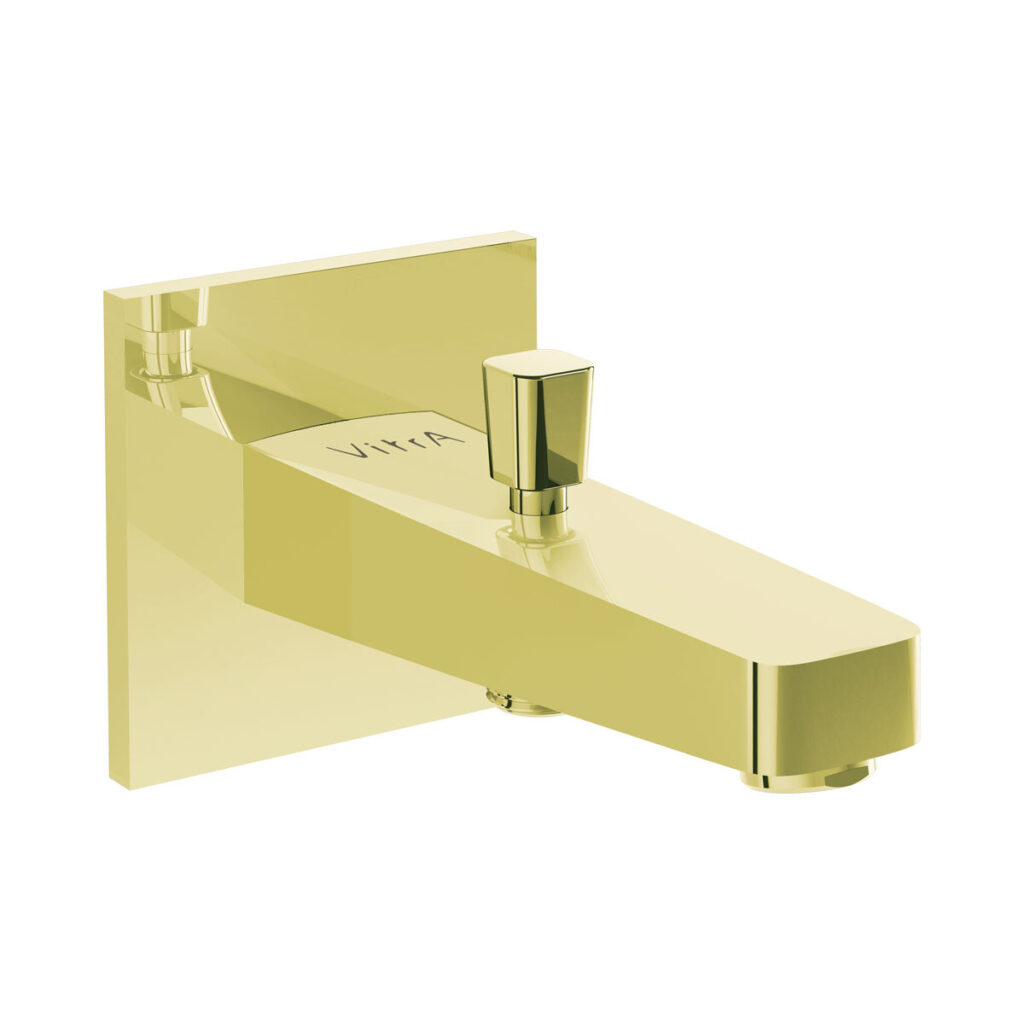 Bathroom Faucet Spout Root Square With Switch Gold A4274023EXP - VitrA ...